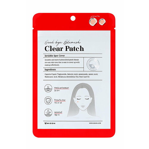 MIZON Патчи для точечного применения Mizon Good Bye Blemish Clear Patch, 44 шт.