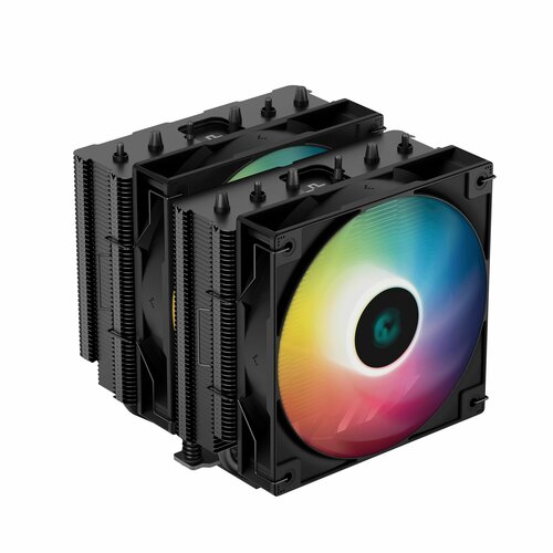 Кулер для процессора Deepcool AG620 ARGB Black, черный с адаптивной подсветкой