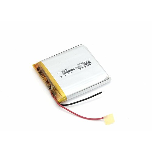 Аккумулятор Li-Pol (батарея) 8*52*55мм 2pin 3.7V/2500mAh