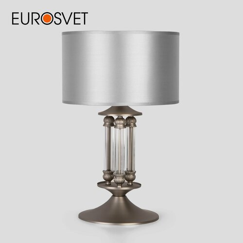 Лампа декоративная Eurosvet Adagio 01045/1 сатин-никель, E14, 40 Вт, серебристый