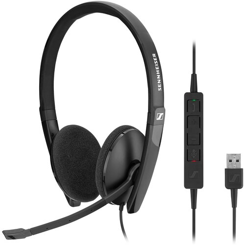 Компьютерная гарнитура Sennheiser SC 160 USB, черный