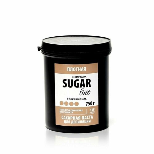 Плотная сахарная паста для депиляции Carelax Sugar Line 750г
