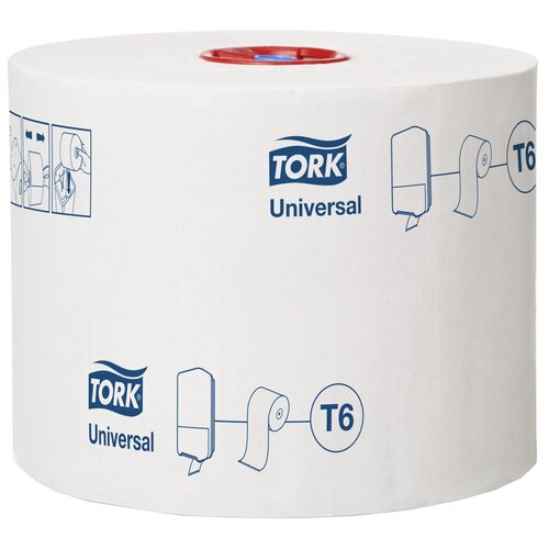 Туалетная бумага TORK Universal 127540, белый, без запаха