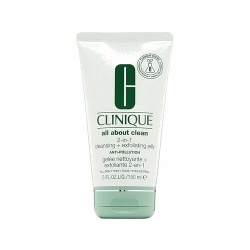 Очищающее и отшелушивающее желе 2-в-1 Clinique 2-in-1 Cleansing + Exfoliating Jelly Anti-Pollution