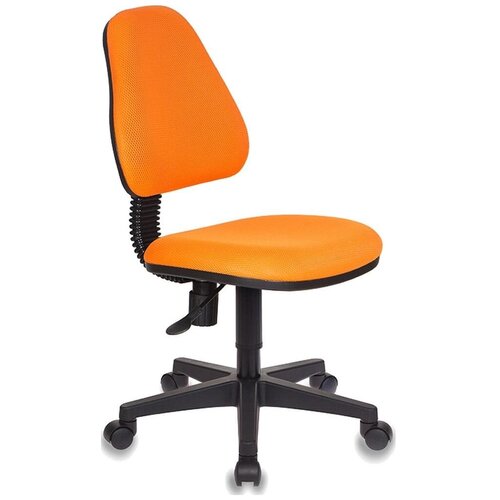Компьютерное кресло Бюрократ KD-4 детское, обивка: текстиль, цвет: оранжевый TW-96-1