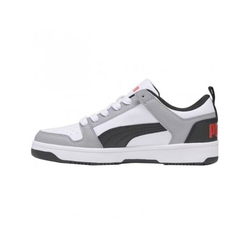 Кроссовки PUMA Rebound Layup Lo SL Jr, размер 4.5, серый, белый