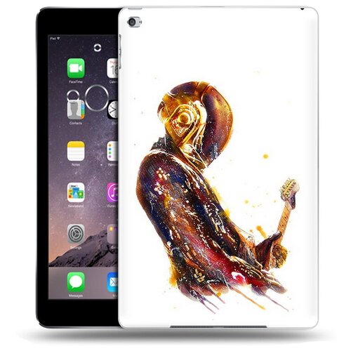 Чехол задняя-панель-накладка-бампер MyPads космо-музыкант для Apple iPad Air 2 (A1566/A1567) противоударный