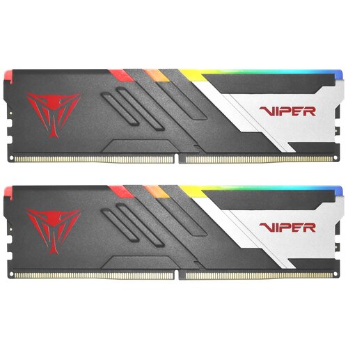 Оперативная память Patriot Memory VIPER Venom RGB (16 ГБ x 2 шт.) DDR5 6400 МГц DIMM CL32 PVVR532G640C32K