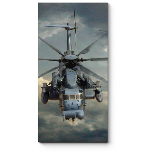 Модульная картина Вертолеты 60x120