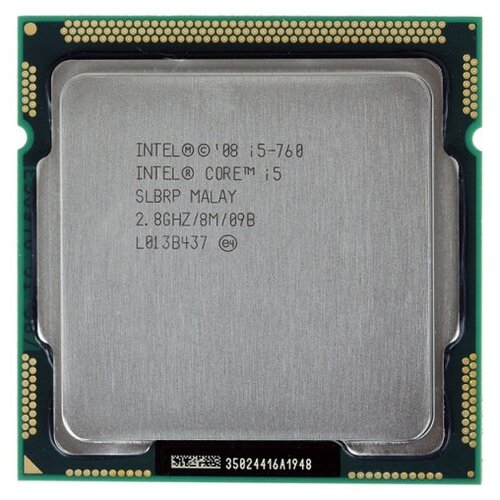 Процессор Intel Core i5-760 Lynnfield LGA1156,  4 x 2800 МГц, OEM