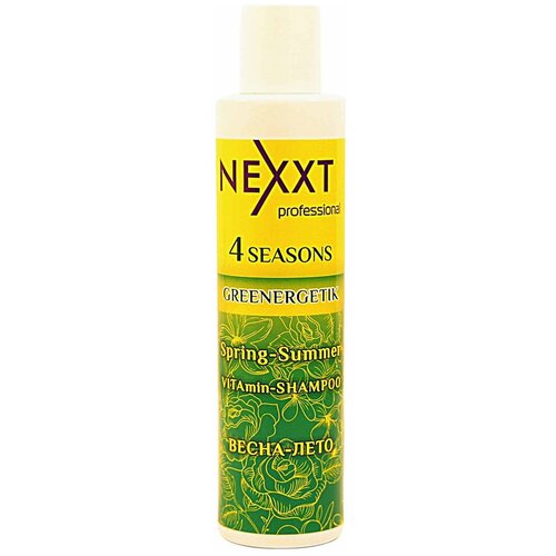 NEXPROF шампунь Professional Greenergetik 4 Seasons Spring-Summer VITAmin витаминный для волос весна-лето, 200 мл