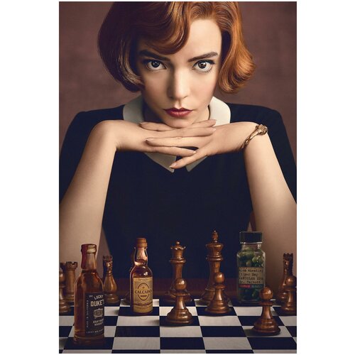 Постер / Плакат / Картина The Queen's Gambit - Шахматы 60х90 см в подарочном тубусе