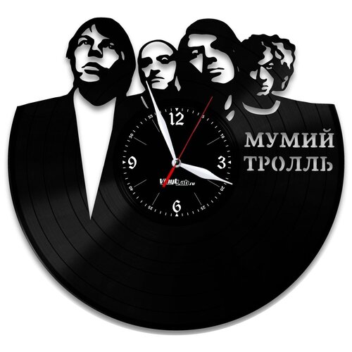Часы из виниловой пластинки (c) VinylLab Мумий Тролль