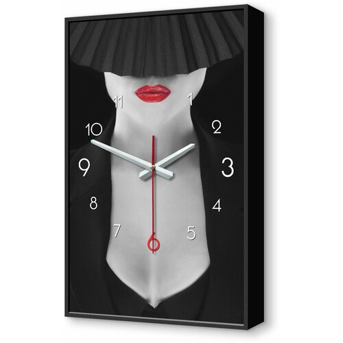 Настенные часы-картина "Дама" 35х57 см. "Topposters"