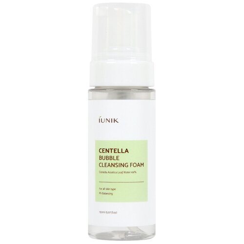 IUNIK пенка для умывания Centella Bubble Cleansing Foam, 150 мл, 231 г