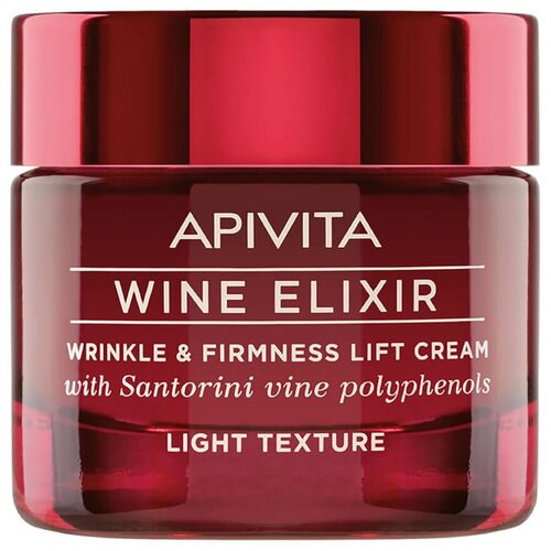 Apivita Крем-эликсир Wine Elixir Wrinkle & Firmness Lift Cream Light Texture, 50 мл