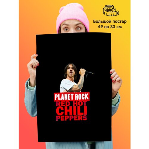 Плакат постер для интерьера рок группа Red Hot Chili Peppers