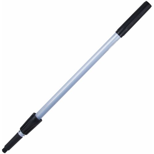 Ручка для мопа алюминиевая/телескопическая/держатель/с двумя штангами/для чистки/уборки/рукоятка/удобная/прочная/с гладкой поверхностью/раздвижная для швабры/для мытья окон/для скребка/щетки/потолков/устойчивая к коррозии