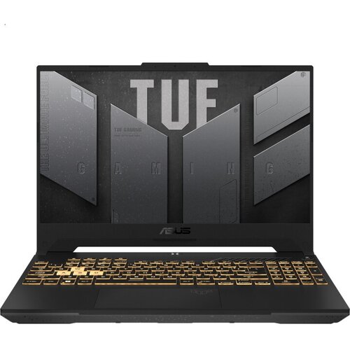 Ноутбук ASUS TUF Gaming A15 FA507NV-LP058 15.6 (1920x1080) IPS 144Гц/AMD Ryzen 7 7735HS/16ГБ DDR5/512ГБ SSD/GeForce RTX 4060 8ГБ/Без ОС серый (90NR0E8