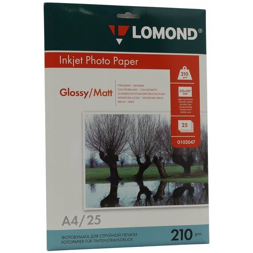 Бумага Lomond A4 Photo Paper 0102047 210 г/м², 25 л, белый