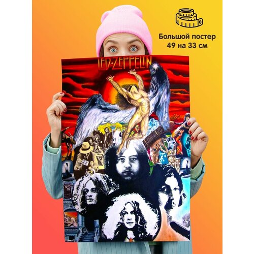 Постер Led Zeppelin Лед Зеппелин