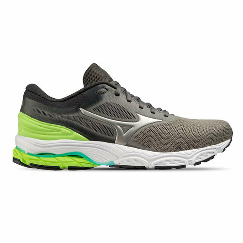 Кроссовки Mizuno WAVE PRODIGY 4, размер 10,5, серый, зеленый