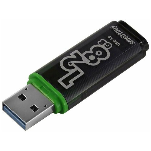 Флеш-накопитель USB 3.0 128GB Smart Buy Glossy темно серый