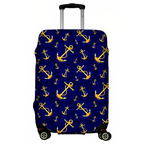 Чехол для чемодана LeJoy, размер L, желтый, синий