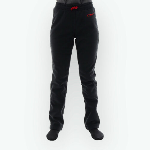 Брюки спортивные Dragonfly Женские флисовые брюки Dragonfly Level Black Red, размер M, черный