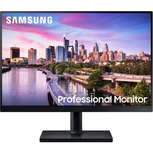 Монитор Samsung 24" F24T450GY черный IPS LED 16:10 DVI HDMI M/M матовая HAS Piv 250cd 178гр/178гр 1920x1200 75Hz DP FHD USB 5.5кг (RUS)