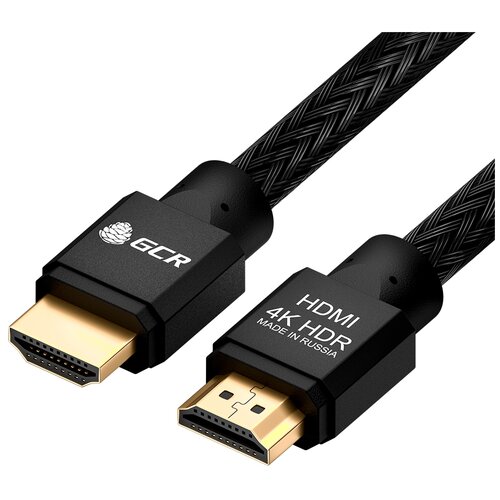 Кабель GCR HDMI - HDMI (GCR), 3 м, 1 шт., черный