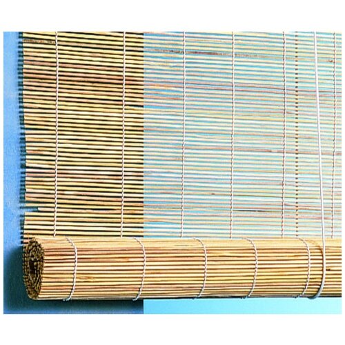 Рулонная штора Эскар из бамбука, 80х160 см, натур