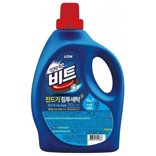 Жидкость для стирки LION Beat (Корея), 1.45 кг, 1.45 л, для мембранных тканей, универсальное