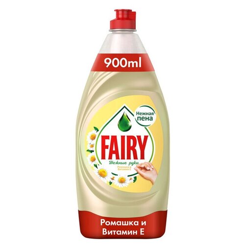 Гель Fairy Нежные руки Ромашка и витамин Е для мытья посуды 900 мл (3 шт)