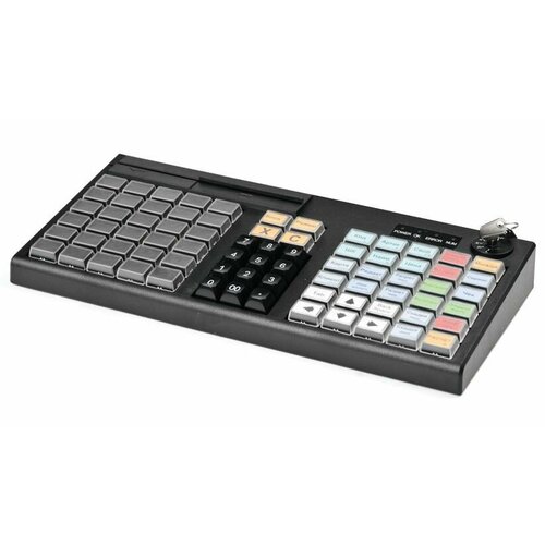 Клавиатура проводная АТОЛ KB-76-KU (rev.2) черная c ридером магнитных карт на 1-3 дорожки, черный