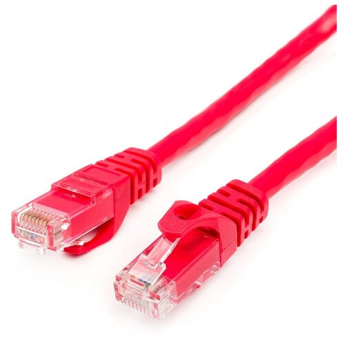 Кабель для интернета Патч-корд UTP Atcom AT9216 RJ45, CAT.6, 3 m красный