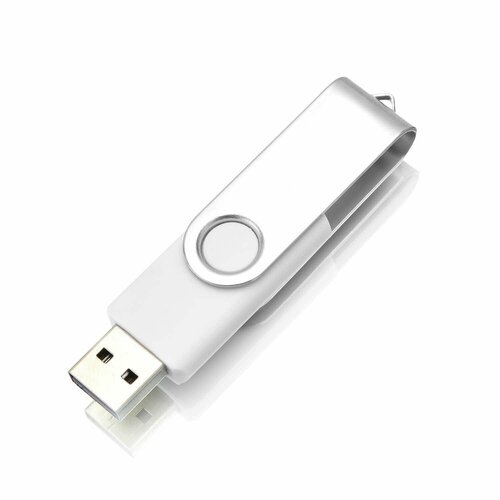 USB флешка, USB flash-накопитель, Флешка Twist, 16 Гб, белая, арт. F01 USB 2.0 10шт
