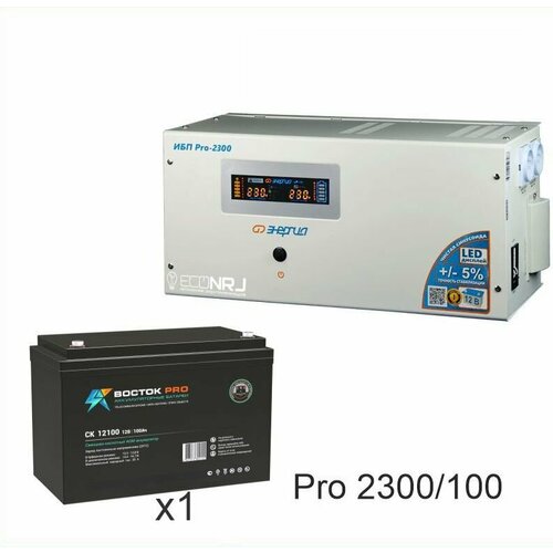 Энергия PRO-2300 + Аккумуляторная батарея восток PRO СК-12100