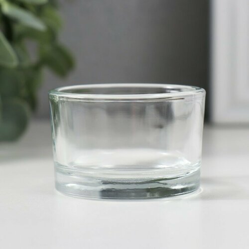 Подсвечник стеклянный для чайных свечей d 4,5 см (комплект из 23 шт)