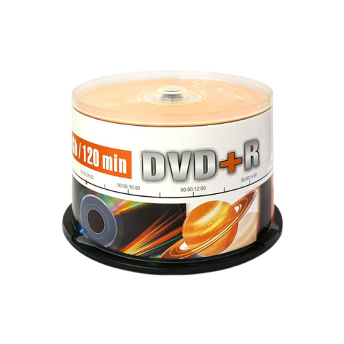 Диск DVD+RMirex4.7Gb 16x, 50 шт.