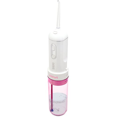 Ирригатор для полости рта Kitfort КТ-2940-1 бело-розовый