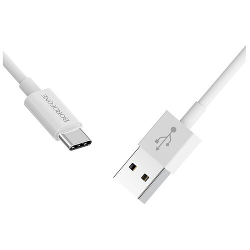 Кабель USB, Type-C, Borofone BX22 Bloom, белый