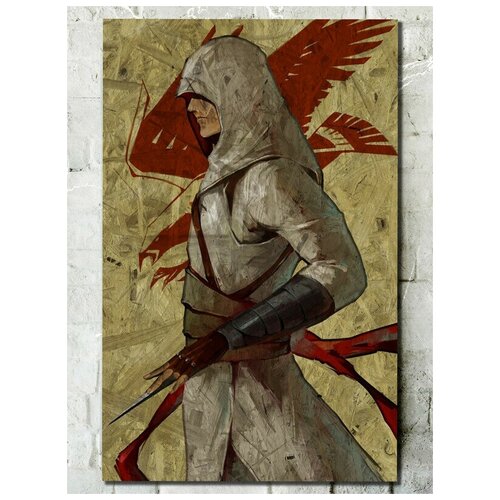 Картина интерьерная на рельефной доске ОСП игра assassins creed (PS, Xbox, PC, Switch) - 9690