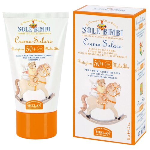 Helan Sole Bimbi солнцезащитный крем Crema Solare SPF 50 SPF 50, 50 мл
