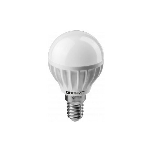 Светодиодная LED лампа онлайт шар G45 E14 8W(640Lm) 6500K 6K 78x45 OLL-G45-8-230-6.5K-E14 61135 (упаковка 14 штук)