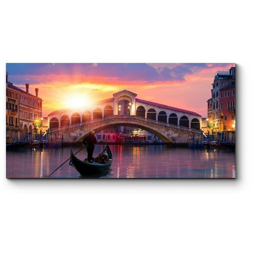 Модульная картина Мост Риальто в Венеции90x45