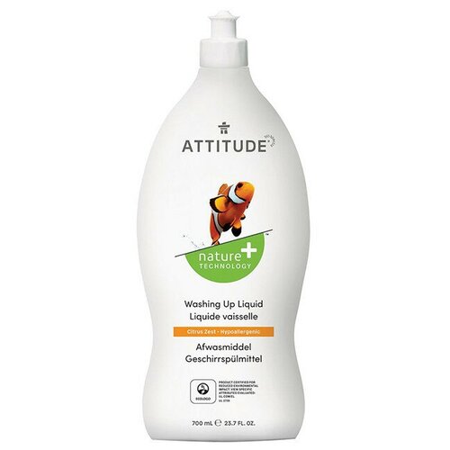 ATTITUDE Жидкость для мытья посуды Citrus zest, 0.7 л