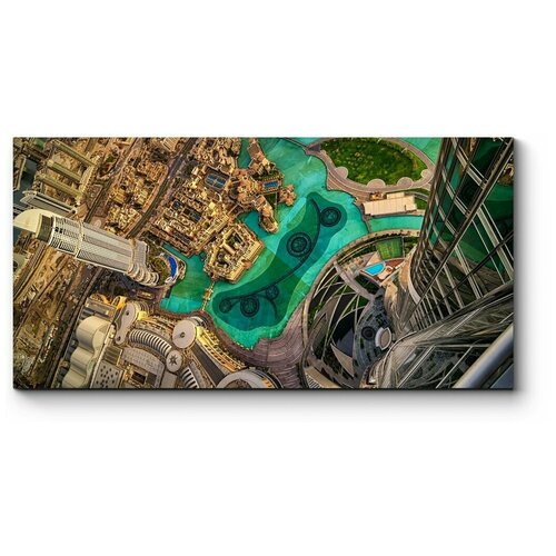 Модульная картина Головокружительный Дубай 40x20