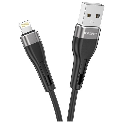 Кабель USB BOROFONE BX56 Delightful USB - Type-C, 3A, 1 м, черный