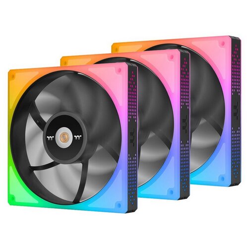 Комплект вентиляторов для корпуса Thermaltake Toughfan 12 RGB, черный/RGB